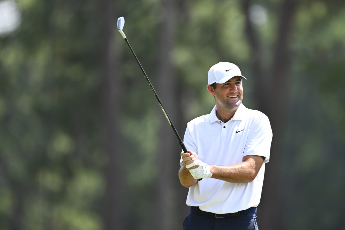 Scottie Scheffler was spotted doing something very different during his ...