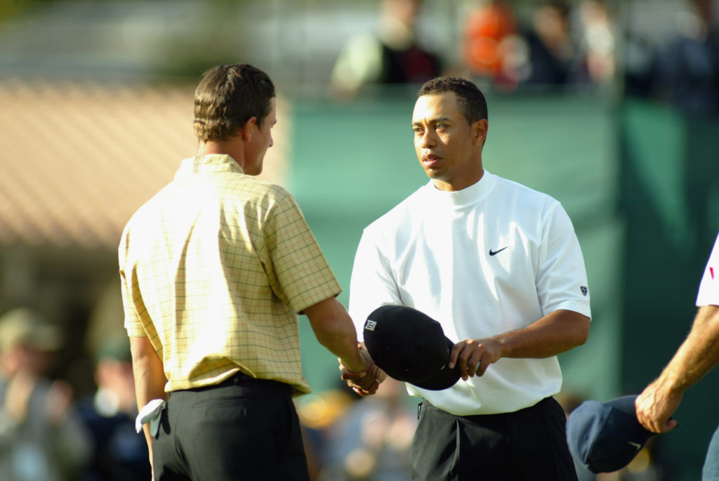What happened when Adam Scott first played in a practice round with ...