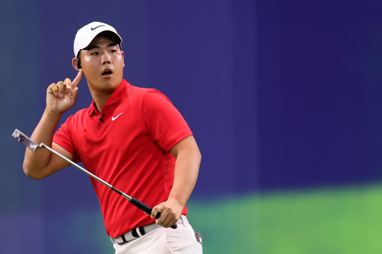 Tom Kim says what Tiger Woods was doing during TGL event which he could ...