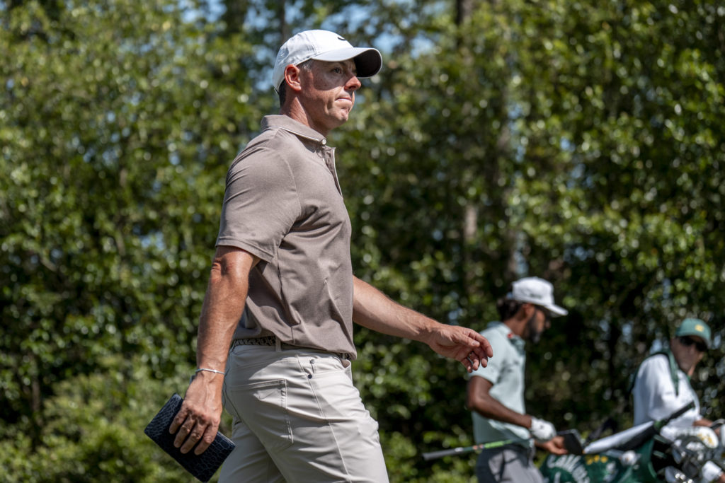 What angry Rory McIlroy was seen doing immediately after his late ...