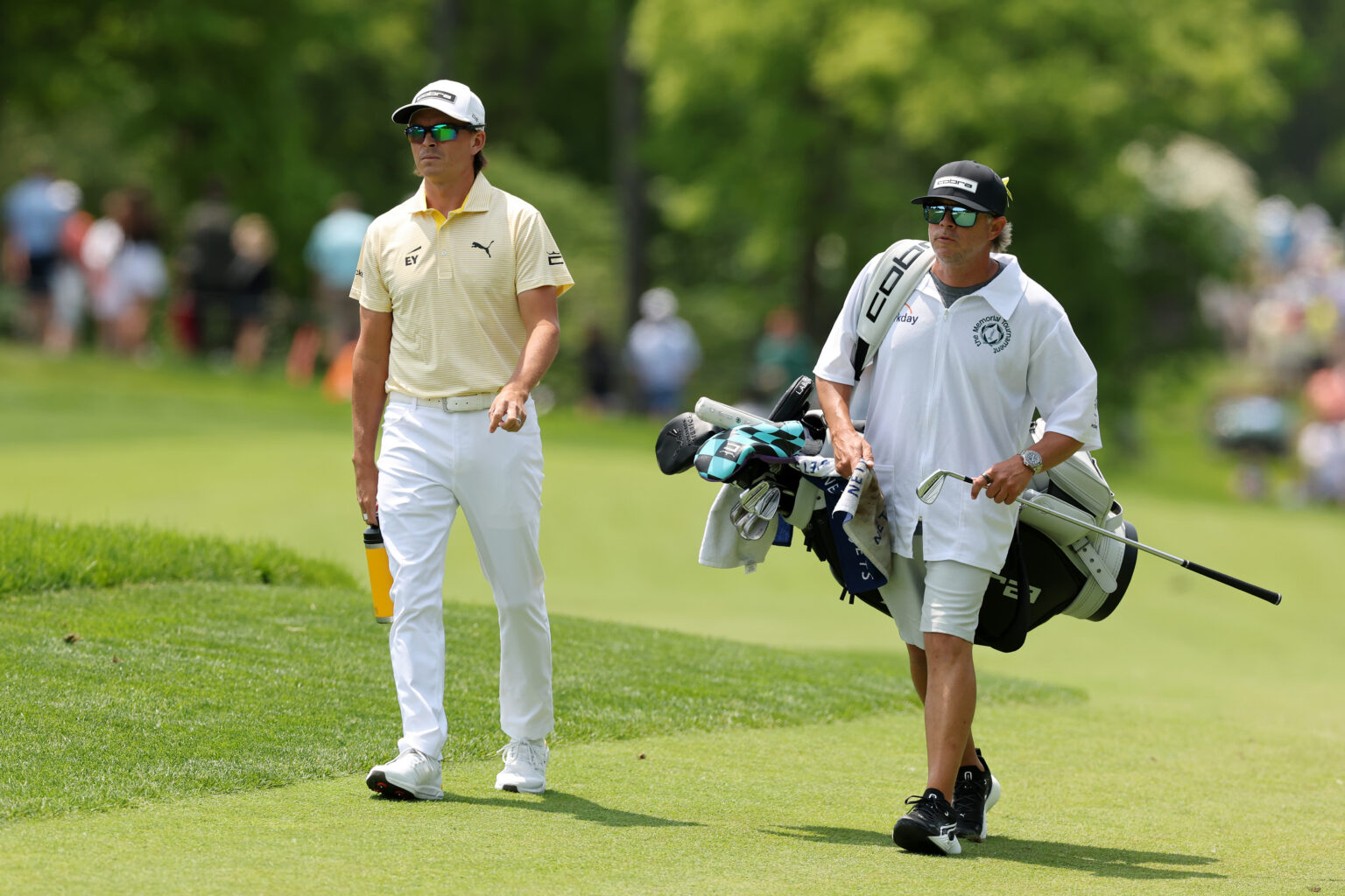 Rickie Fowler reacts to qualifying for The Open Championship after his ...