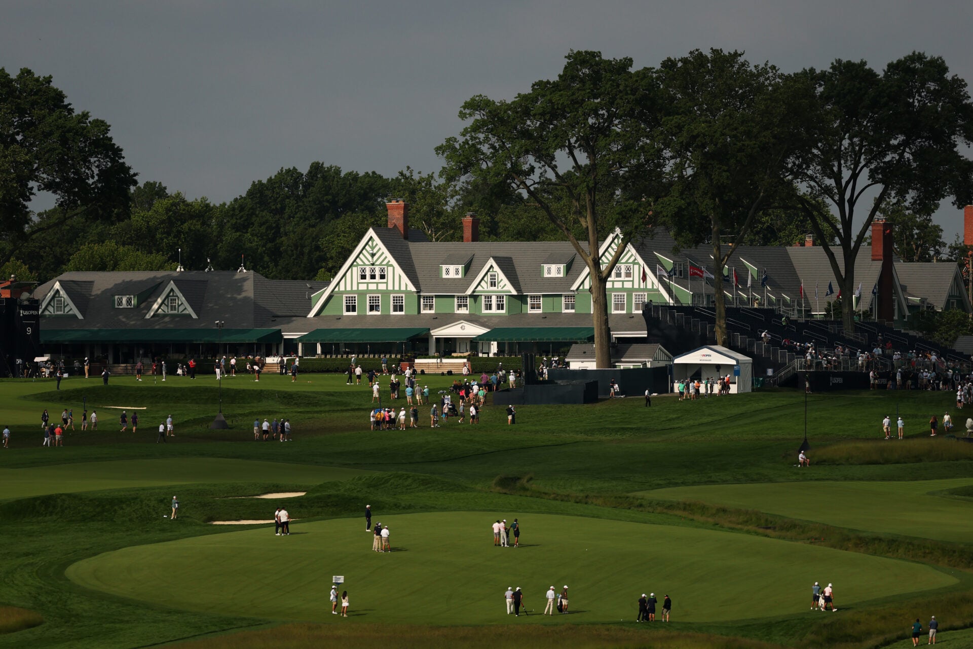 Graeme McDowell reacts after several lockers at Oakmont appear to be ...