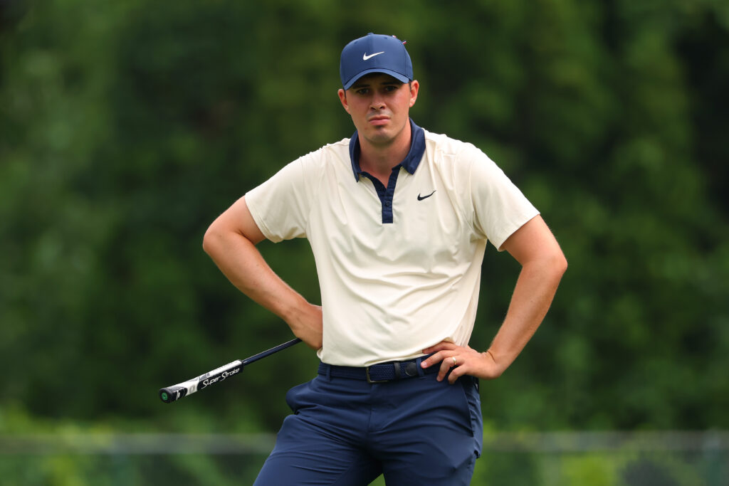 John Deere leader Davis Thompson reveals what his caddie said to him on ...