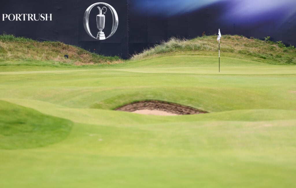 The Open Championship organisers have made a change to the bunkers to ...