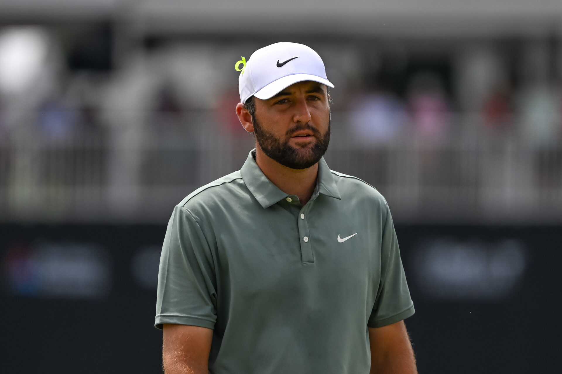 The two American Ryder Cup players Scottie Scheffler played a practice ...