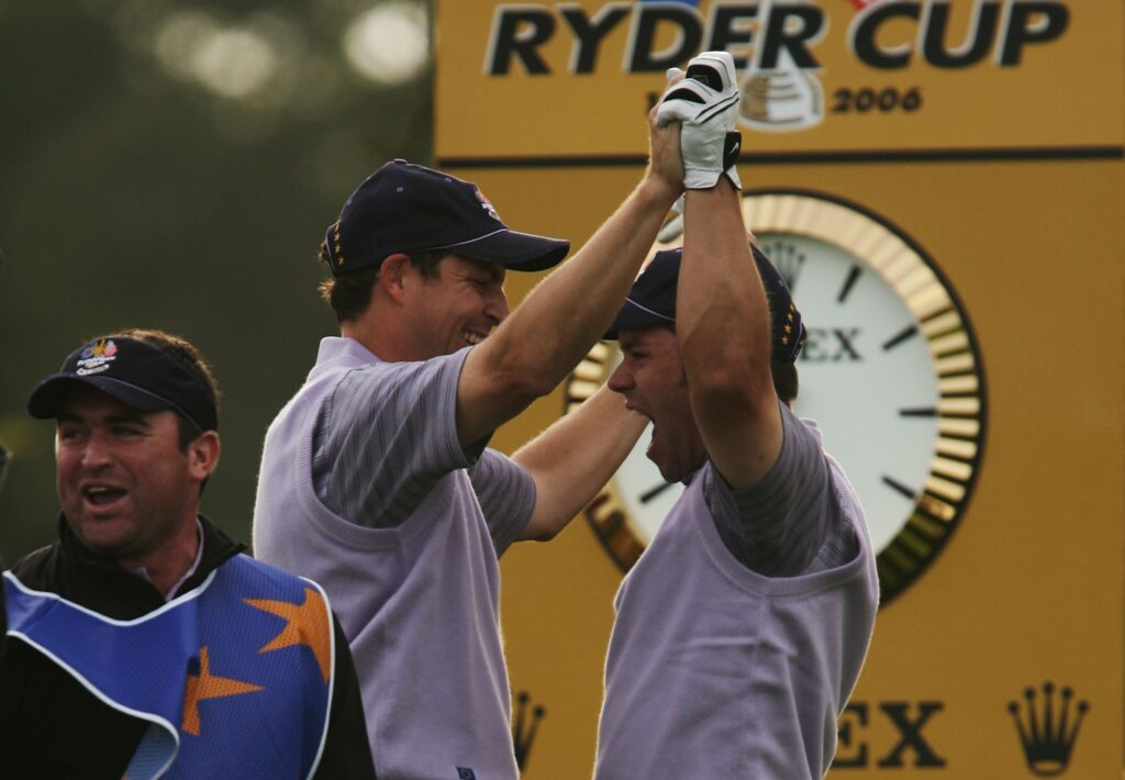 He is the only player in Ryder Cup history to win a match with a hole ...