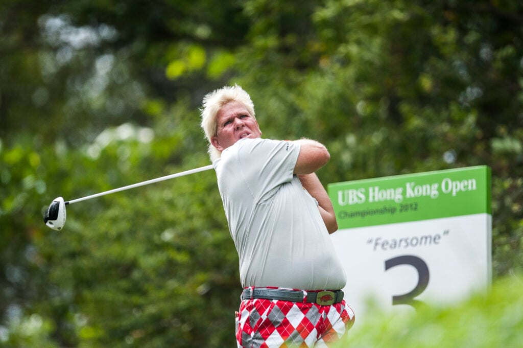 John Daly's simple range drill to help golfers stop hooking their iron ...