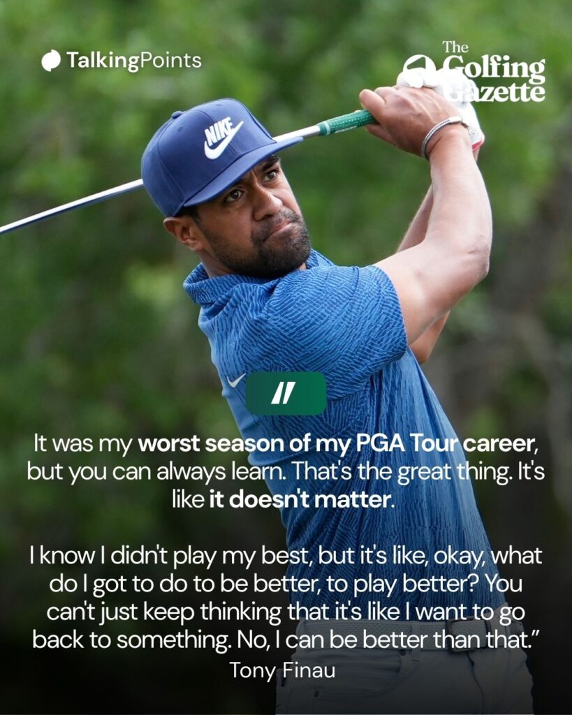 Tony Finau confirms what he will do on the PGA Tour for the first time ...