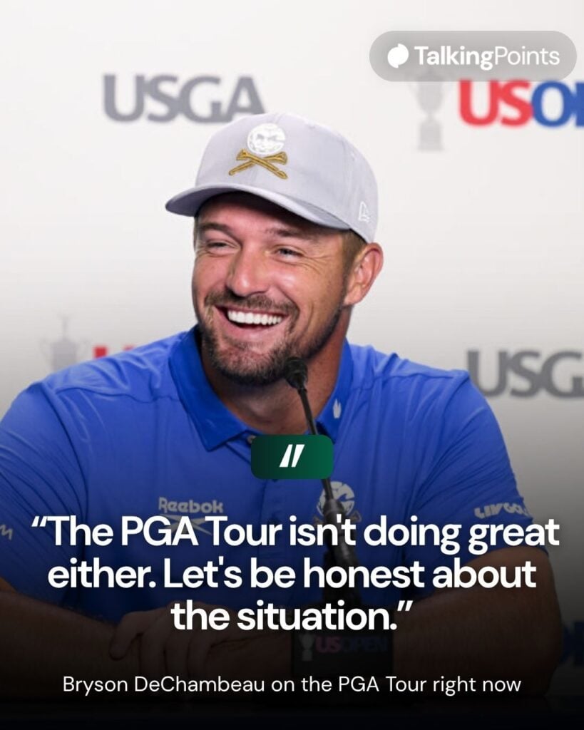 The PGA Tour should ignore Bryson DeChambeau’s latest comments and call ...